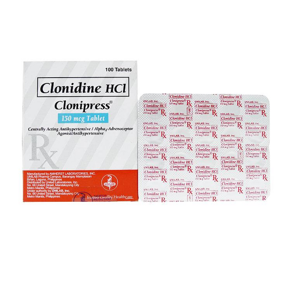 CLONIPRESS Clonidine Hydrochloride 150mcg Tablet 1's price in the ...